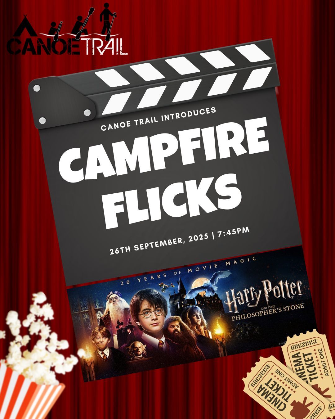 Campfire Flicks Harry Potter Woodland Cinema Night-Social Events ...